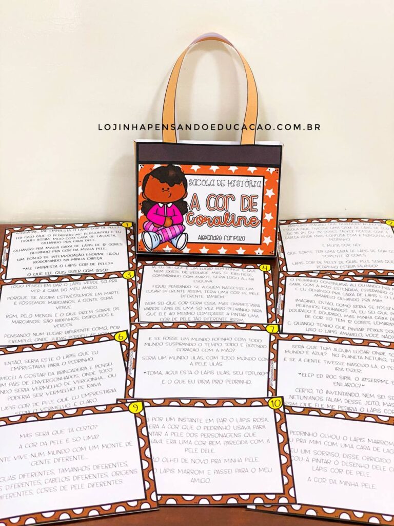 Sacola de História – A cor de Coraline – Pensando Educação – Por Leticia